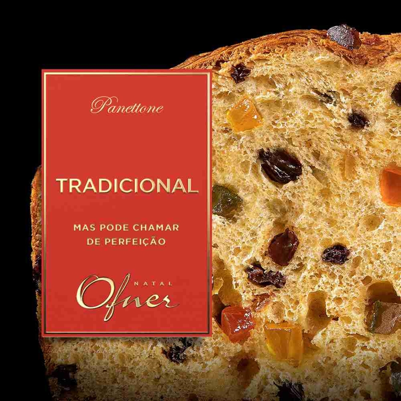 PANETONE OFNER TRADICIONAL 1KG - PANETONE OFNER TRADICIONAL 1KG - Ofner